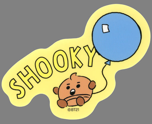 SHOOKY (Sugar) Clear Sticker - "『 BT21 Cafe 』 - A LITTLE FESTA ...