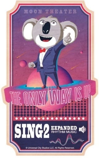 Sticker sticker 2. Buster moon travel sticker "SING / Sing : Next Stage ...