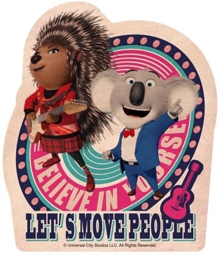 Sticker sticker 4. Buster Moon & Asch Travel Sticker "SING / Sing ...