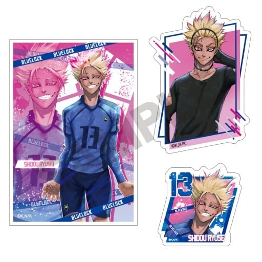 "Blue Rock Trading Sticker (3-Piece Set)" by Ryusei SHIDO | Goods ...