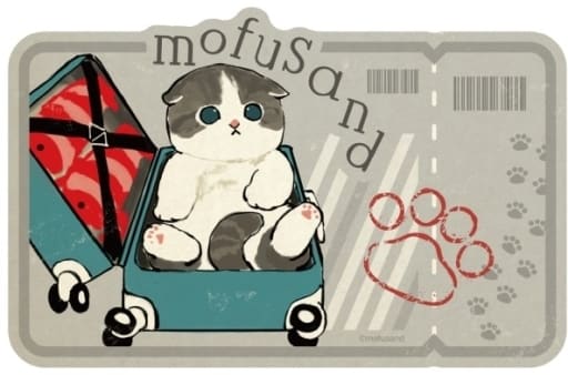 Kyari Travel Sticker "mofusand" | Goods / Accessories | Suruga-ya.com