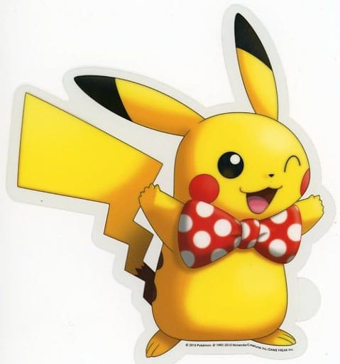 Sticker sticker Pikachu (Bow Tie) Sticker "Pocket Monsters" Pokemon ...