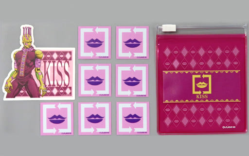 Kiss & Seal Sticker Set (8 Stickers & Pouch) "JOJO'S BIZARRE ADVENTURE ...