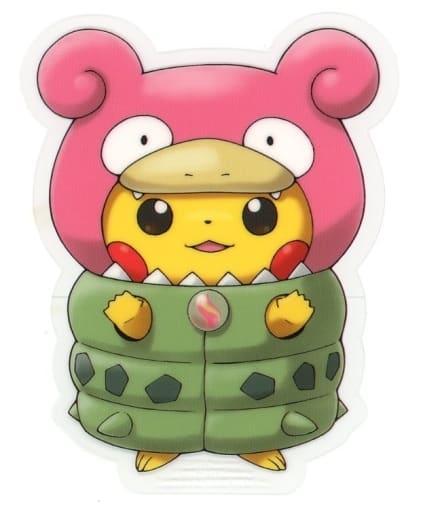 Slowbro Sticker "Pocket Monsters" in Mega Pikachu Poncho | Goods ...