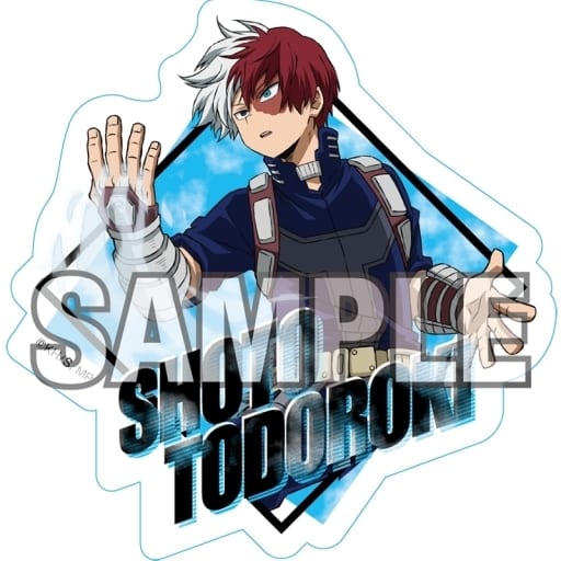 Shoto Todoroki Sticker 6 th Action Copyright (1) "MY HERO ACADEMIA ...