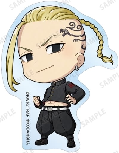 龍宮寺 Ken (Doraken) Chibi Character Die Cut Sticker - "Tokyo Revengers ...