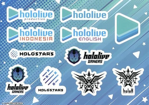 Logo Sticker "Virtual YouTuber Hololive" C99 Venue Limited Set Purchase benefits | Goods ...