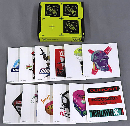 Sticker sticker [Single Item] Logo Sticker Bomb Set (12-Piece Set) "PS4 ...