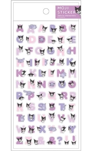 Kuromi / Alphabet Letter Sticker "Sanrio Character Cters" | Goods ...