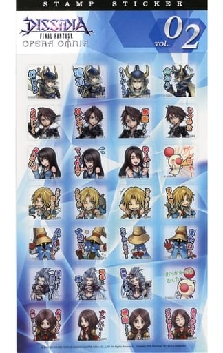 Sticker sticker Collection Sticker Sheet Vol. 2 "DISSIDIA: FINAL ...