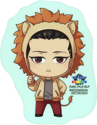 Horse Wolf Shoei x Lion Die Cut Sticker "Blue Rock x Tobu-dobutsu-koen ...