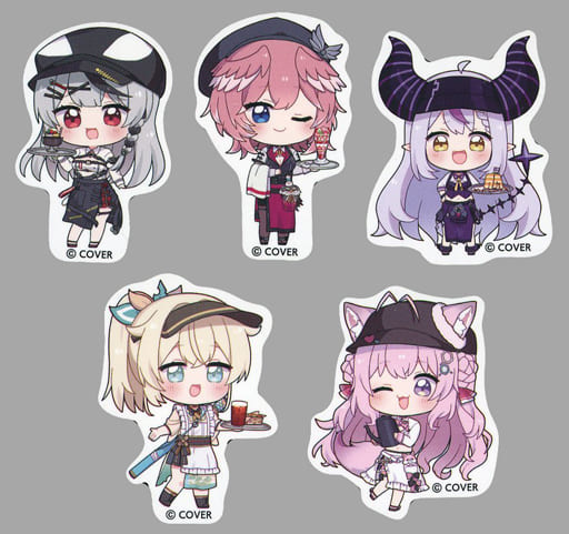 Sticker sticker Gathering Mini Character Sticker Set "Virtual YouTuber ...