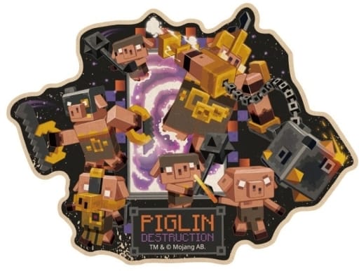 4. PIGLIN DESTRUCTION Travel Sticker "Minecraft Legends - Minecraft ...