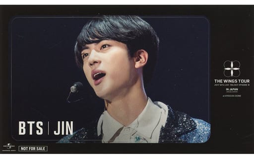 [Single Item] Jin (BTS / BTS) IC card sticker "DVD/Blu-ray 2017 BTS LIVE TRILOGY EPISODE III THE ...