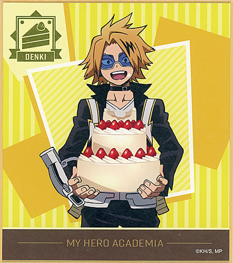 F. Kaminari Denki "MY HERO ACADEMIA Mini Shikishi Collection Battlecake ...