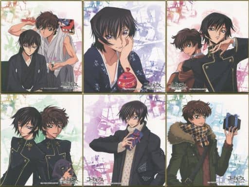 Paper product Set of 6 Kinds 「 CODE GEASS: Lelouch of the Rebellion ...