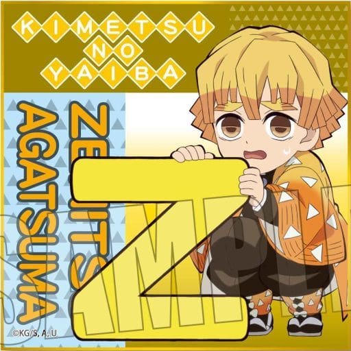 Agatsuma Zenitsu (alphabet ver.) mini colored paper' Demon Slayer ...