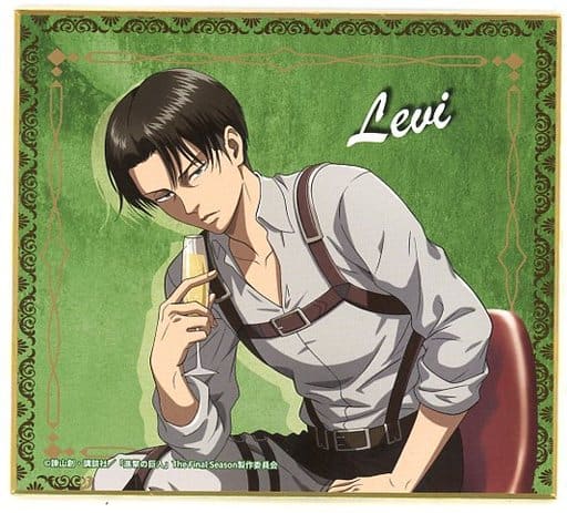 Levi Ackerman Visual Color Paper "DMM Scratch! Attack on Titan" D-2 ...