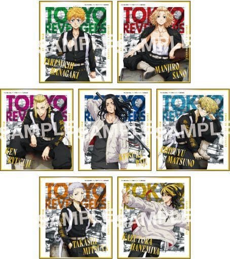 Paper product 7-Type Set "Tokyo Revengers hot stamping Mini Colored ...