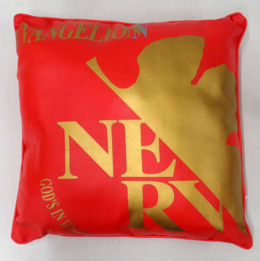 NERV (red) ゴールドネルフクッション 「 Evangelion Shin Gekijoban 」 | Goods ...