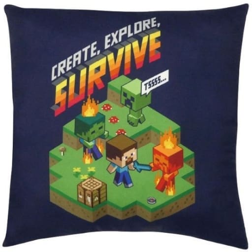 Cushion, body pillow, body Navy Back Cushion "MINECRAFT - Minecraft ...