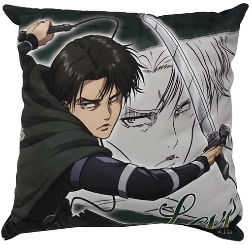 Levi Ackerman Mini Cushion "DMM Scratch! Attack on Titan The Final ...