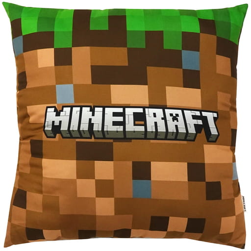 Cushion, body pillow, body Grass Block Back Cushion "MINECRAFT ...