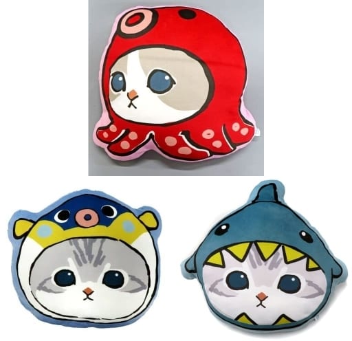 Cushion, body pillow, body Set of 3 Types "mofusand" Face Cushion for ...