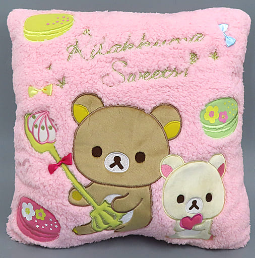 Rilakkuma & Kolirakkuma (Pink) Sweets Cushion "Rilakkuma" | Goods ...