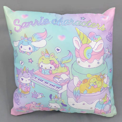 [Single Item] Collection (Unicorn) Soft cushion "Sanrio Happy Bag ...