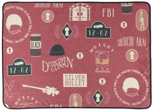 Shuichi Akai Motif Pattern Blanket 「 Detective Conan 」 | Goods ...