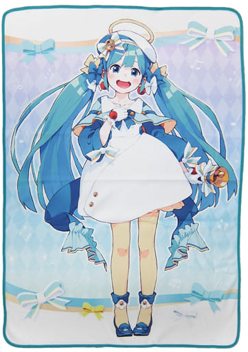 Hatsune Miku (LEN [A-7] Teacher illustration) drawing Winter blanket ...