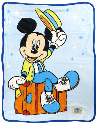 Blanket Mickey (light blue) blanket "Disney" Tokyo Disney Resort ...