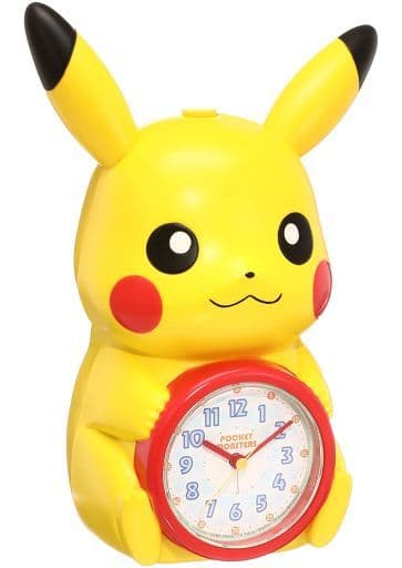 Wall clocks (Character Kuta) Pikachu Chatty Alarm clock 「 Pokémon Sun ...
