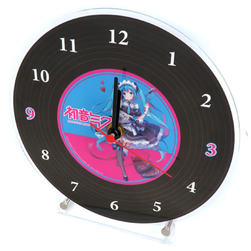 [A la Carte] Hatsune Miku Record Type Acrylic Clock "Hatsune Miku ...