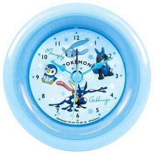 Clock and wall clock Set (Blue) Round Alarm Clock Colors "Pocket ...