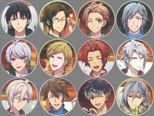 Badge Pins Set of 12 items "Idolish7 (original version) Character Badge ...