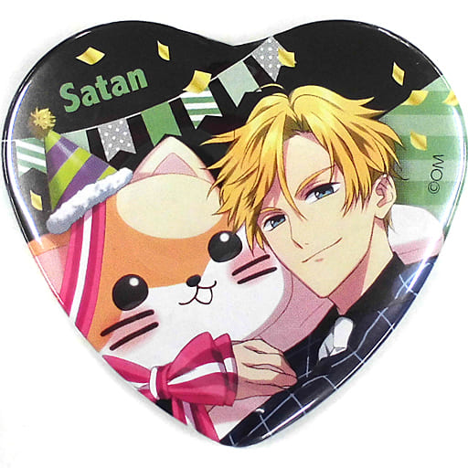 Satan "Obey Me! in Namja town Heart metal badge Collection" | Goods ...