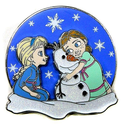 Badge Pins Ana & Elsa (Children) Pin Badge "Anato Snow Queen" limited ...