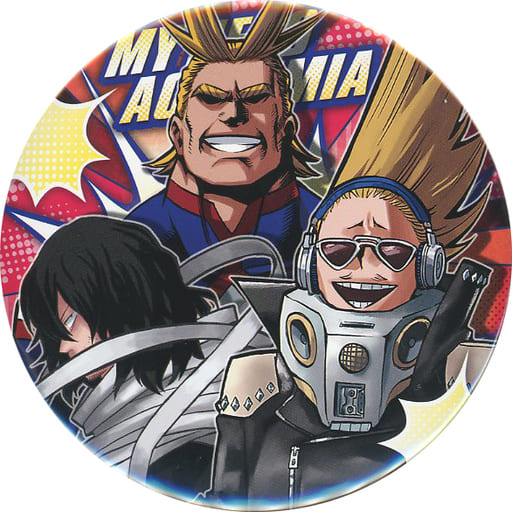 Badge Pins Almite & Aizawa 消太 & Presents / Mike 「 MY HERO ACADEMIA ...
