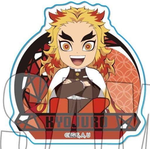 Kyojuro Rengoku (Alphabet ver.) Standard Acrylic Badge "Demon Slayer ...