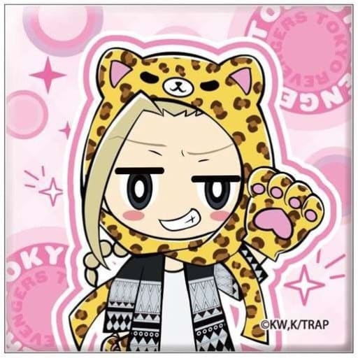 Badge Pins 龍宮寺 Ken トイビィ Moko Mimi soup Square metal badge' Tokyo ...