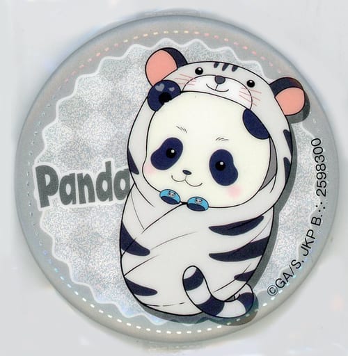 Panda "Jujutsu Kaisen Petit Tofu Kurumi Taiga-Aso Hologram metal badge ...