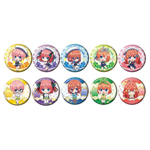 Badge Pins Set of 10 items metal badge "Gashapon KUJI The ...
