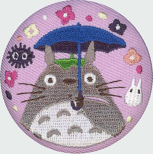 Daito Toro (My Neighbor TOTORO) "Studio Ghibli Ghibli Embroidery Broach ...