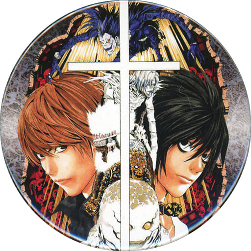 Group (DEATH NOTE) metal badge "30 th Anniversary Takeshi Obata ...
