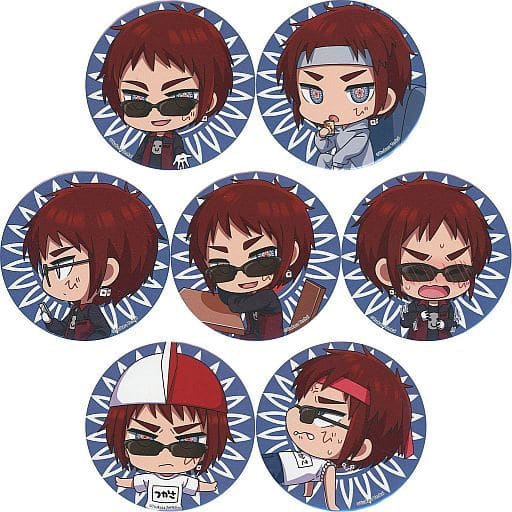 7-Variety Set metal badge 65 mm "DMM Scratch! virtual YouTuber Tenkai ...