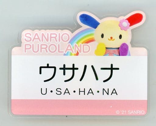 Badge Pins Oshana "Sanrio Character Kuzu Character Kucho Name Plate ...