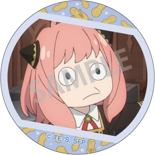 Badge Pins G. Anya Forger (Blue Violet) "SPY×FAMILY Pick Character Holo ...