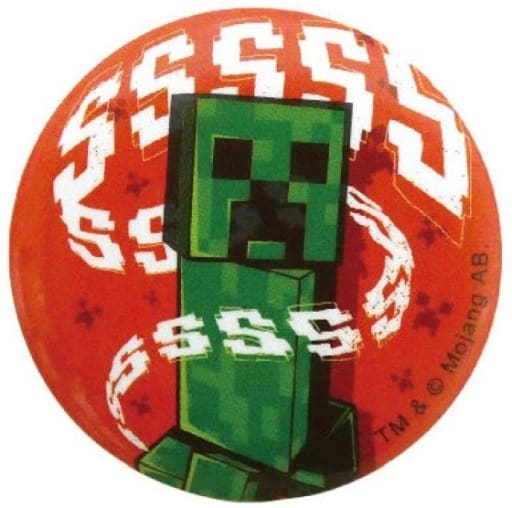Creeper (Red) metal badge "MINECRAFT - Minecraft -" | Goods ...